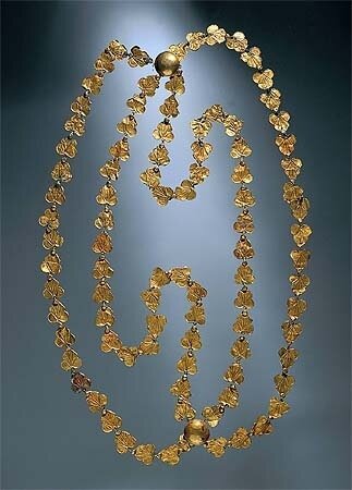 Necklace Gold A.D. 1st century Pompeii Alain.R.Truong