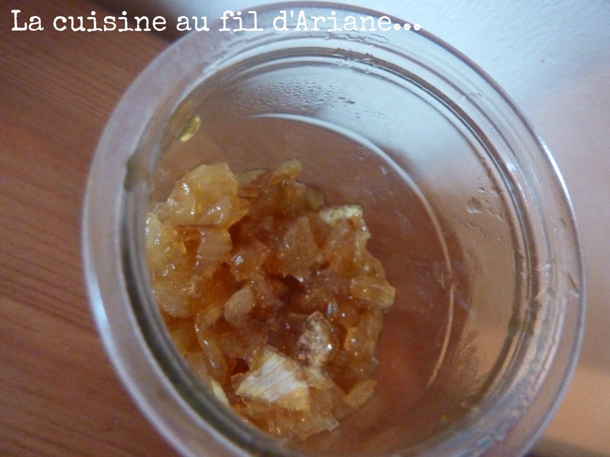 Confit d'oignons - La cuisine au fil d'Ariane...