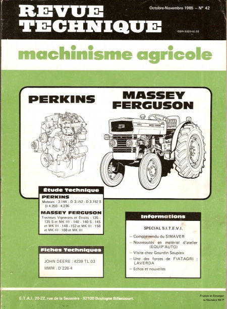 Massey Ferguson MF-145 - Canals en Aveyron (Agriculture)