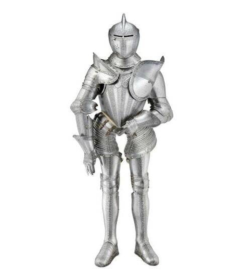 Six 16th century's cap-a-pie armours from John Woodman Higgins Armory ...