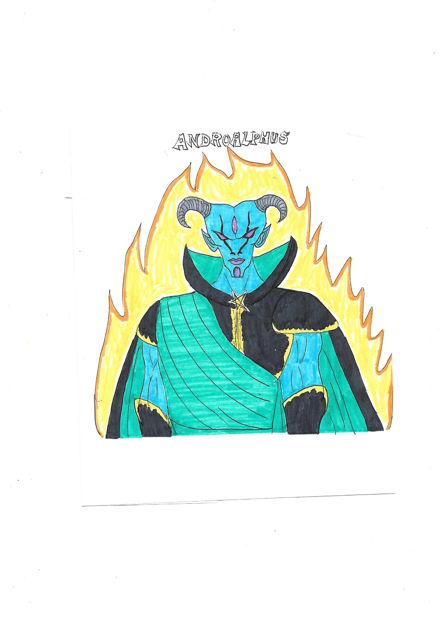 ANDROALPHUS - légendes et dieux