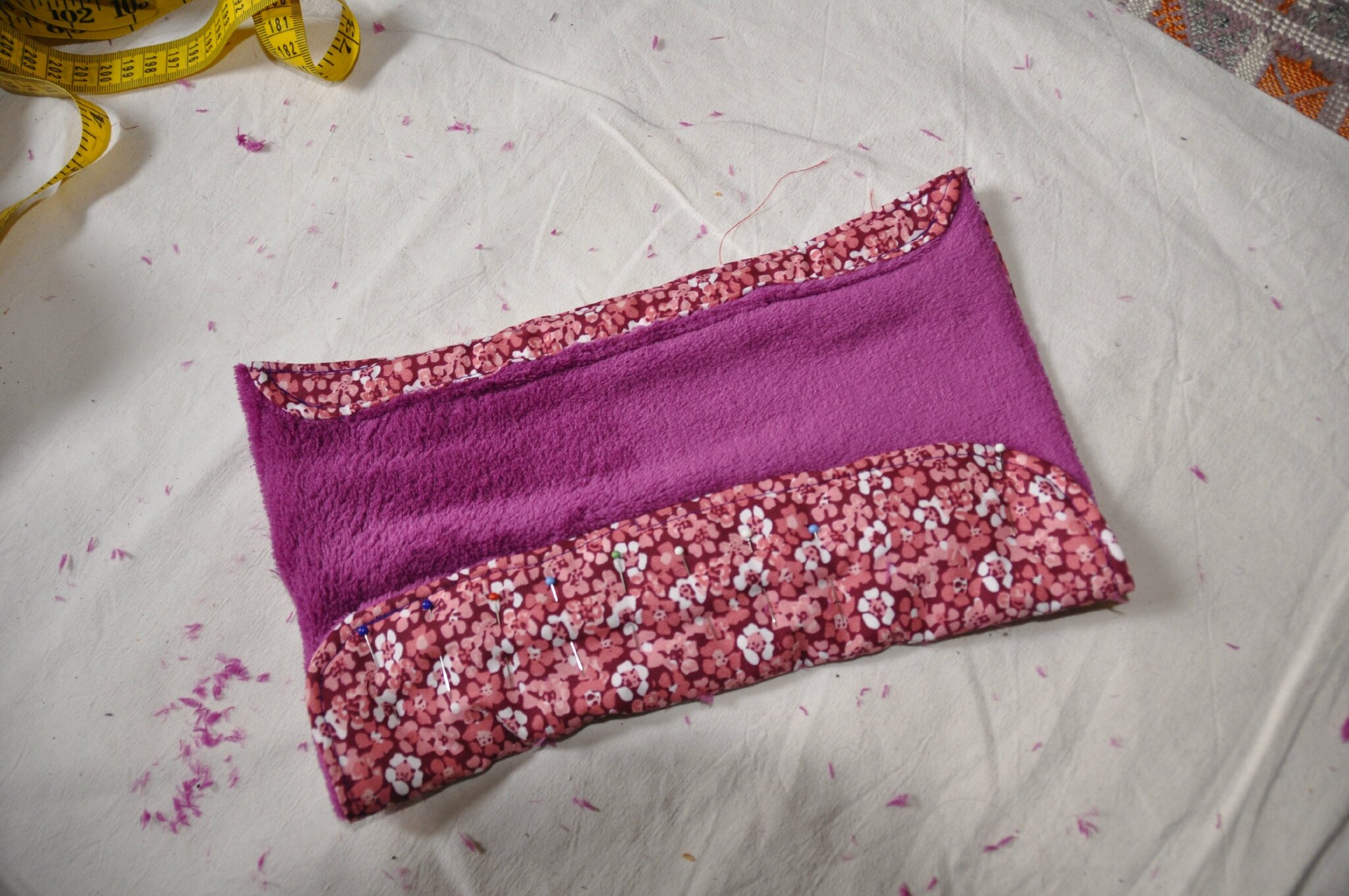 TUTORIEL pochette pour ranger les crochets, les aiguilles à tricoter ...