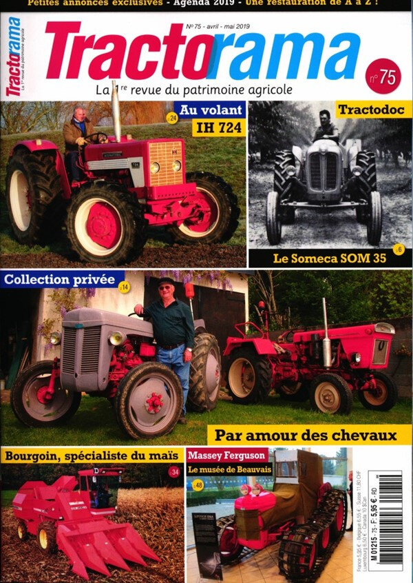 International Harvester 724 - Canals en Aveyron (Agriculture)