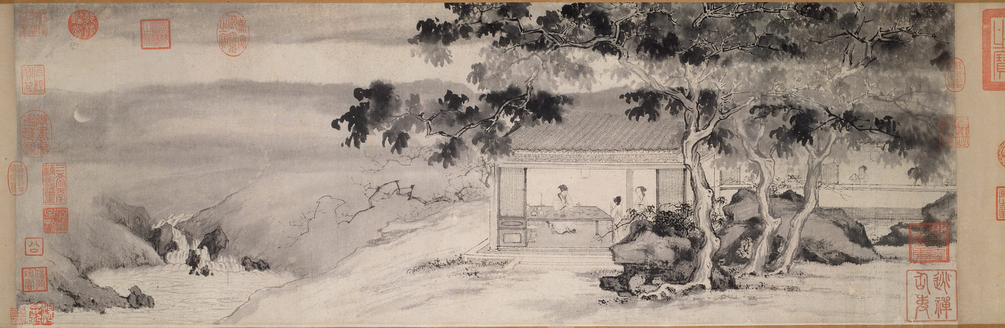 Tang Yin (Chinese, 1470-1523), Drinking at Night, Ming dynasty (1368 ...