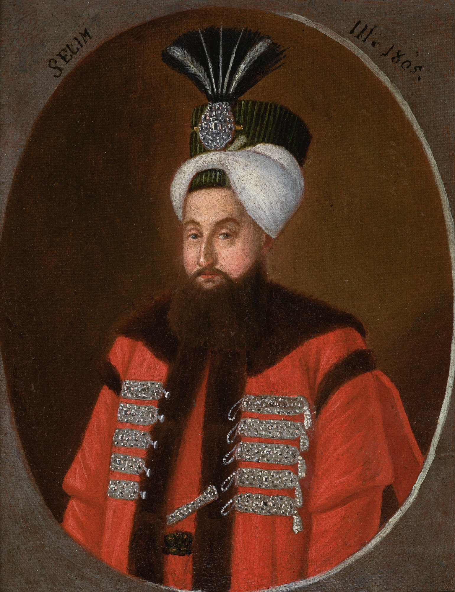 A portrait of Sultan Selim III (R.1789-1808), attributable to ...