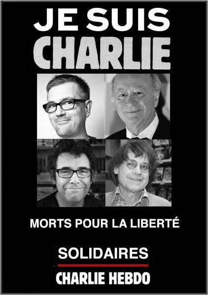La Liberté de penser, de s'exprimer... " je suis Charlie ...