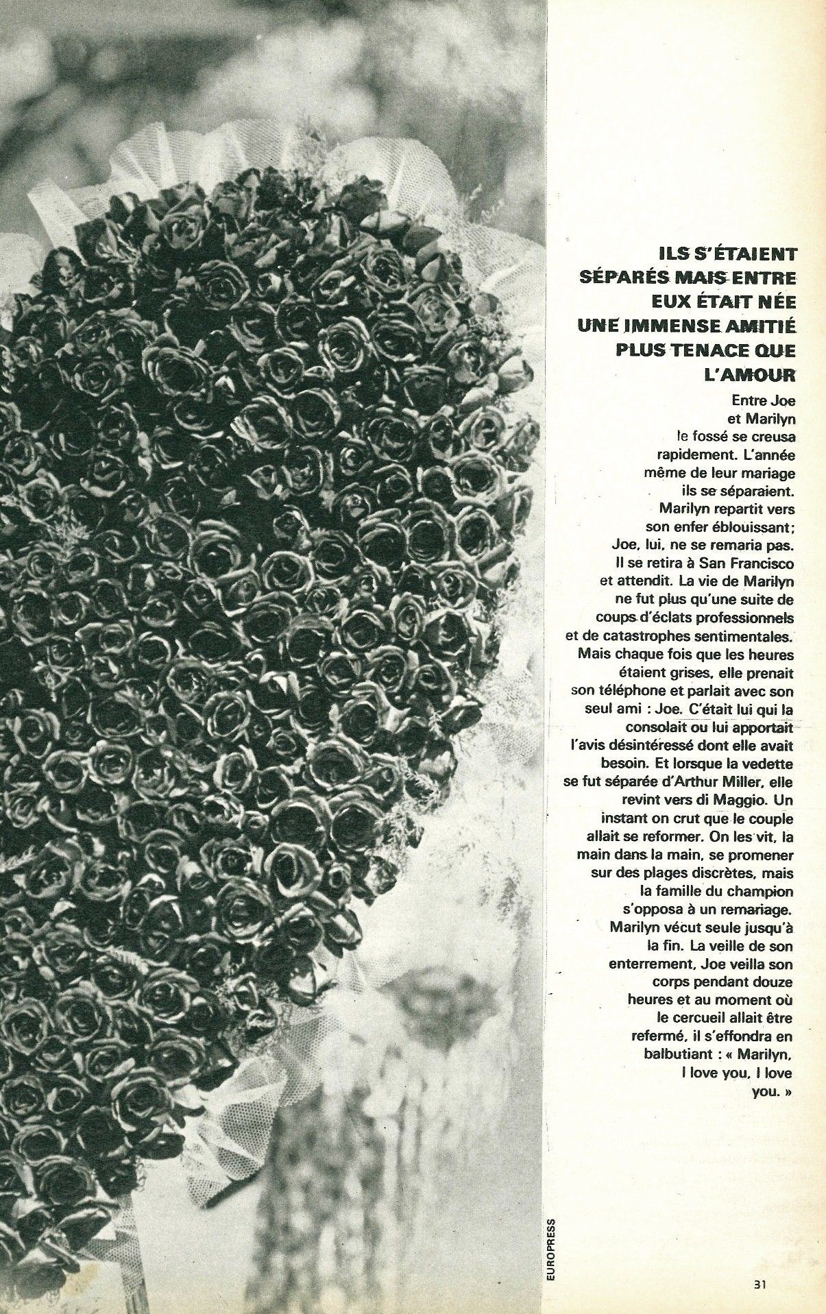 Paris Match 18/08/1962 - Divine Marilyn Monroe Paris Match 18/08/1962 - Divine Marilyn Monroe
