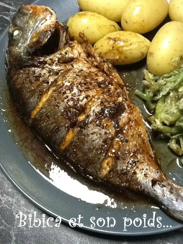 Dorade grillée à la crème balsamique orange et épices - Bibica's cooking