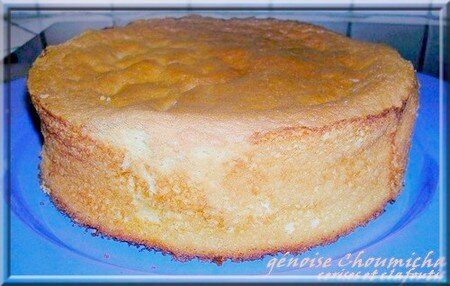 GENOISE ULTRA FACILE ( recette CHOUMICHA ) - cerises et clafoutis