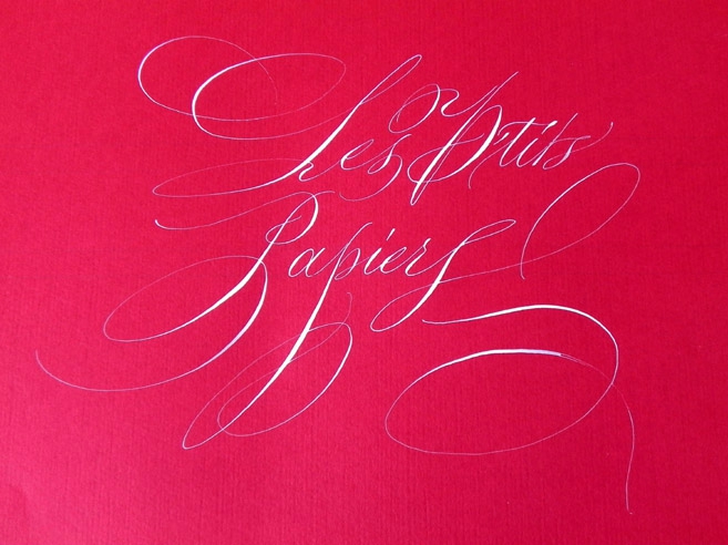 Calligraphie de Stéphanie Devaux - Les P'tits PapierS