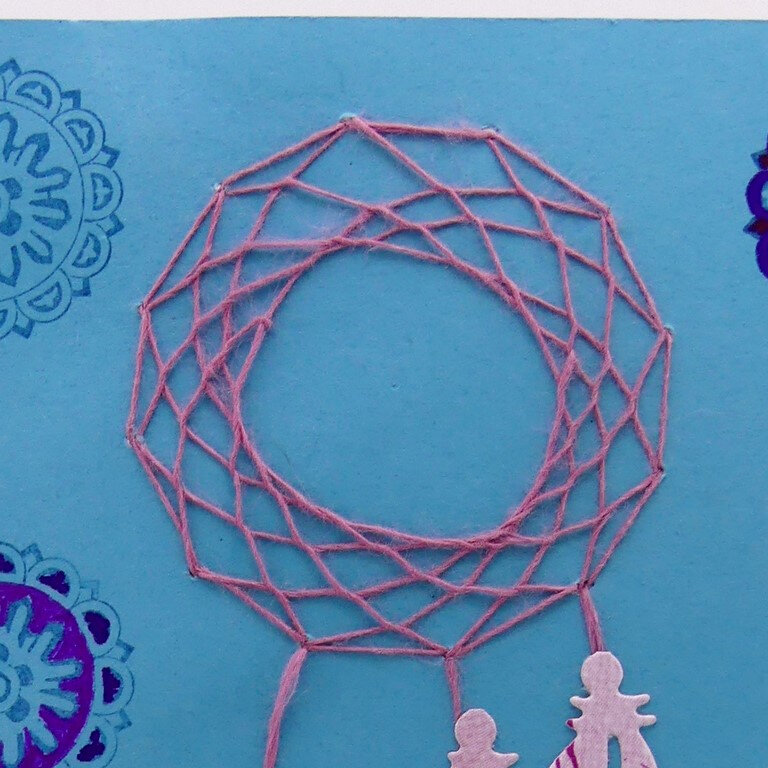 Etiquette attrape-rêves - Dreamcatchers labels - L'Atelier au soleil