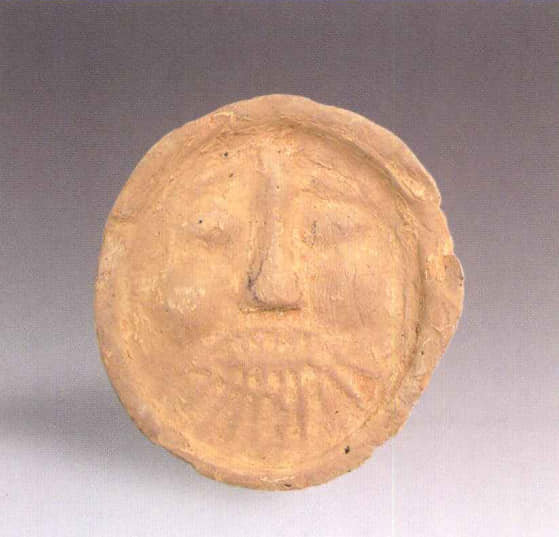 Pottery human-faced tiles, Han Dynasty (206BC-220 AD) - Alain.R.Truong