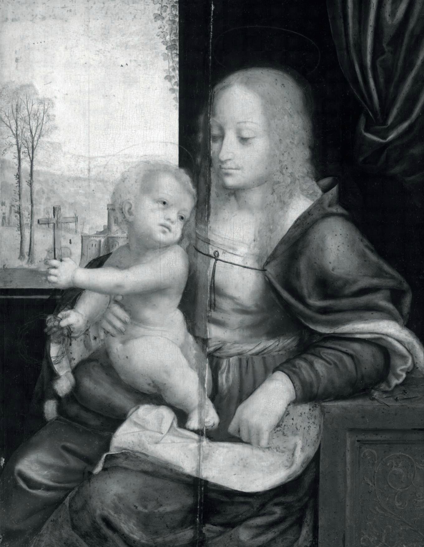 Joos van Cleve (?Cleve c. 1485-1540/1 Antwerp), The Virgin and Child (The Madonna of the ...