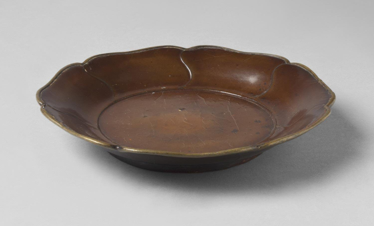 Lobed Dish in the Shape of a Mallow Flower, Southern Song Dynasty (1127 ...