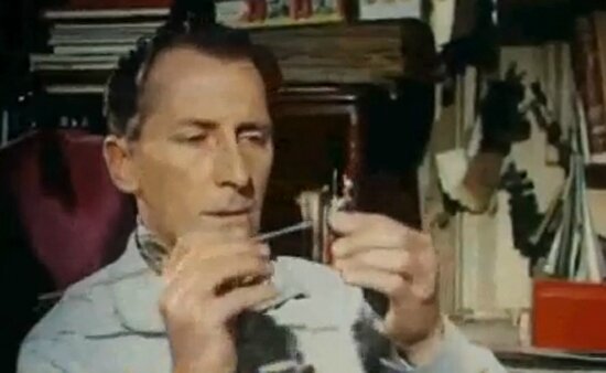 A tribute to Peter Cushing, wargamer - Aventures en 25 mm