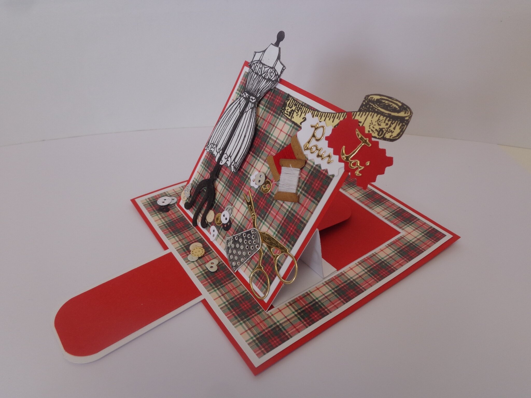 Carte mode et couture - Les créations déco de Marsouille