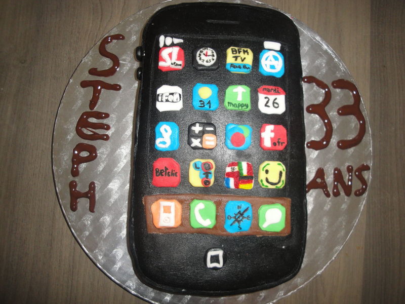 I PHONE GATEAU - Un amour de cuisine