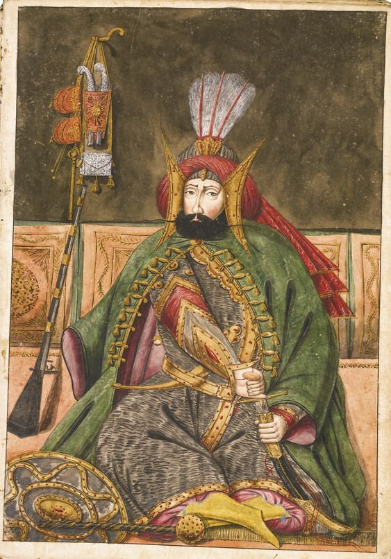 An important collection of twenty-seven watercolour portraits of the ...