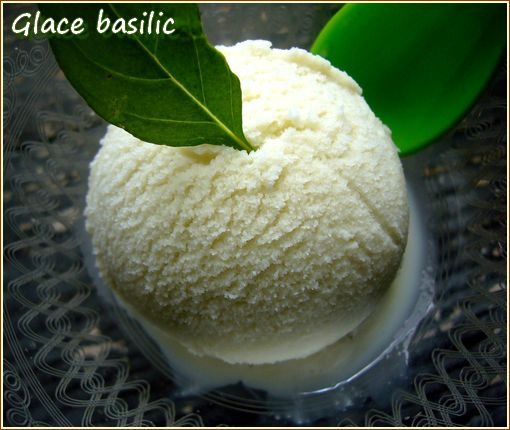 Glace au basilic - La petite pâtisserie d'iza