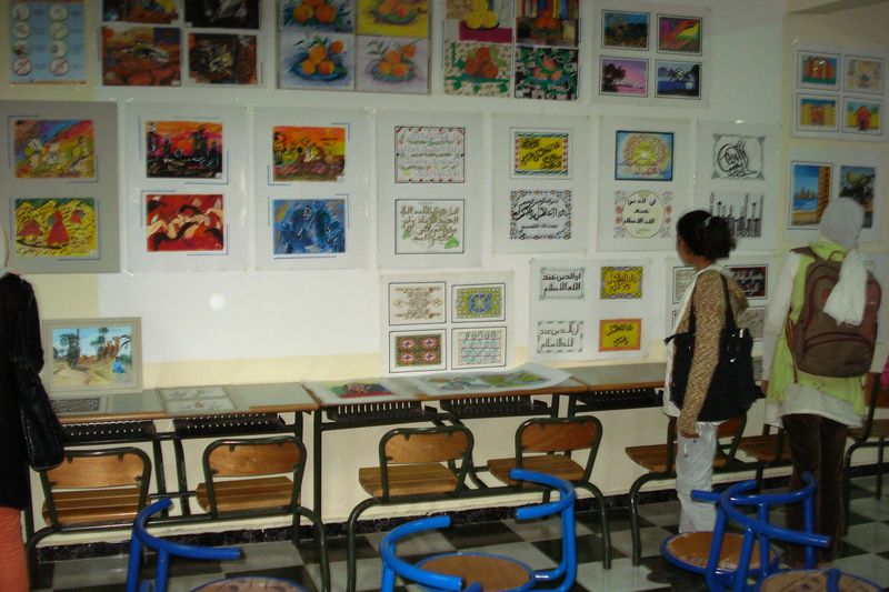 تنظيم معرض - Abdelhamid Hadouch LIBREXPRESSION