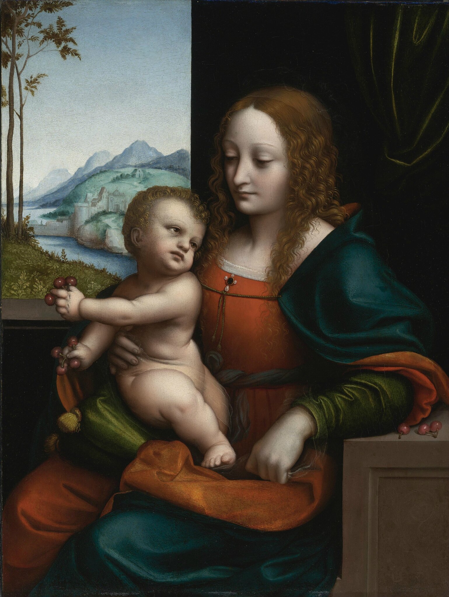 Joos van Cleve (?Cleve c. 1485-1540/1 Antwerp), The Virgin and Child (The Madonna of the ...