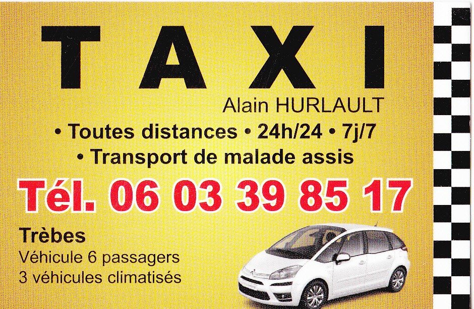 Taxi Alain Hurlaut - Cyclos Trèbes