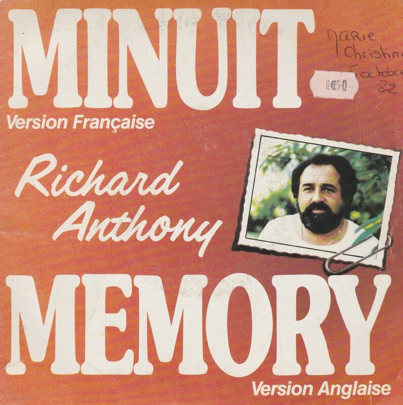 Richard Anthony - Minuit - Tout rond Tout rond, le blog des 45 tours