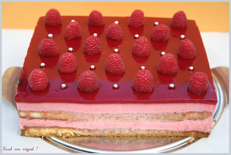 Bavarois aux framboises - Tout un régal
