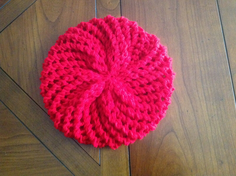 SNOOD et son BONNET au point filet " Terre de feu" - L'univers de Matebe