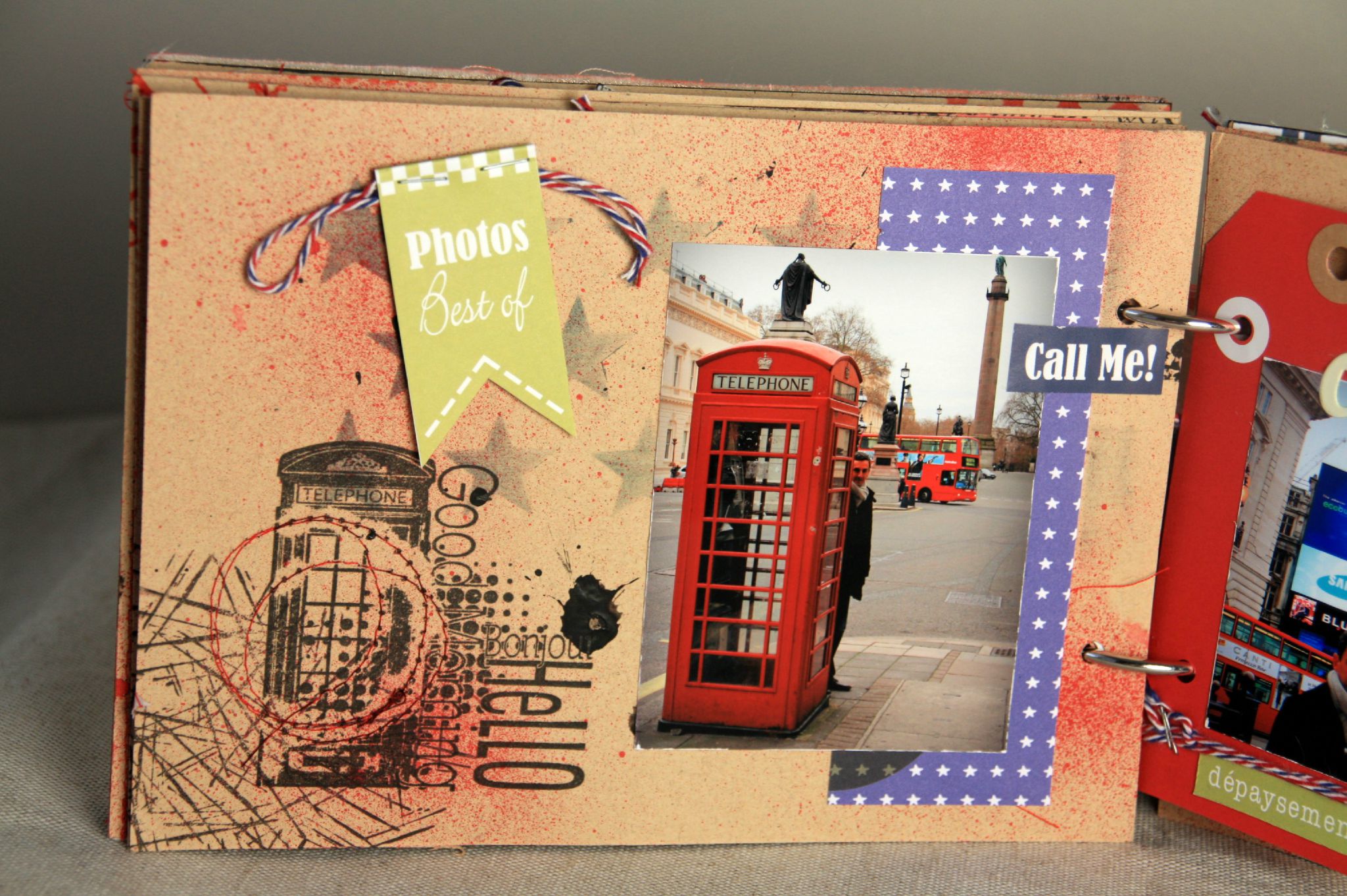 London Rock : page et mini album Londres - LoloCreaScrap - Toga ...