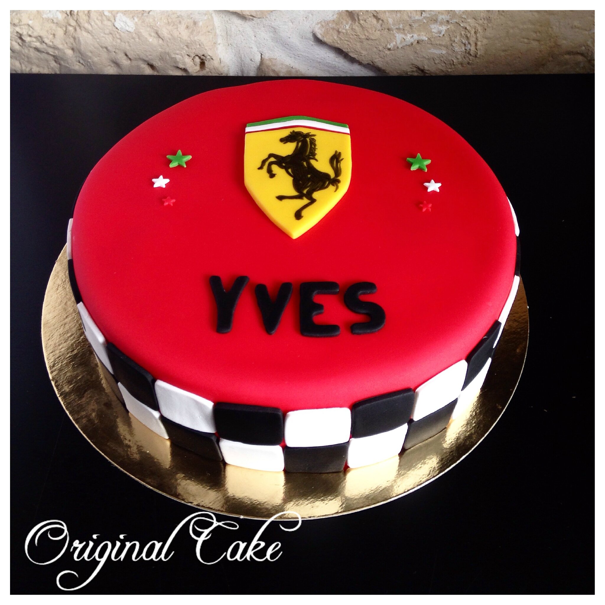 Gâteau formule 1 "Ferrari" - Original Cake