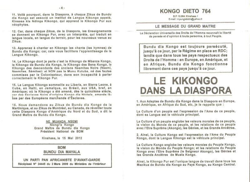 POURQUOI APPRENDRE LE KIKONGO ? - MADININA BUNDU DIA KONGO(ZIKUA DIA ...