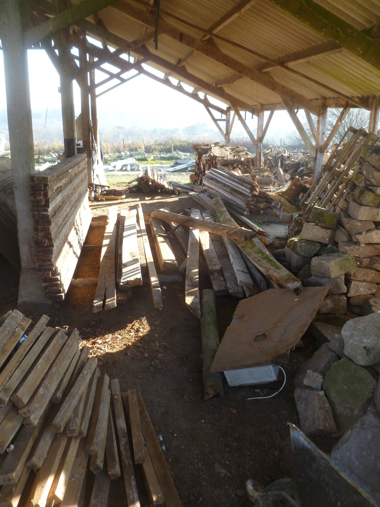 Ce n'est pas un temps à prendre le tractopelle - TREVENALEUC, un manoir ...