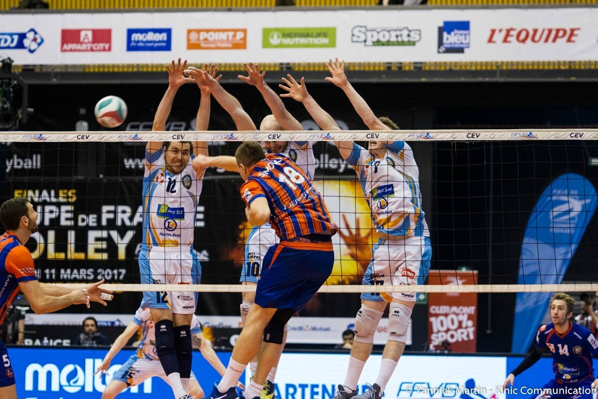 COUPE DE FRANCE DE VOLLET BALL: GFC AJACCIO VOLLEY BALL - NANTES REZE ...