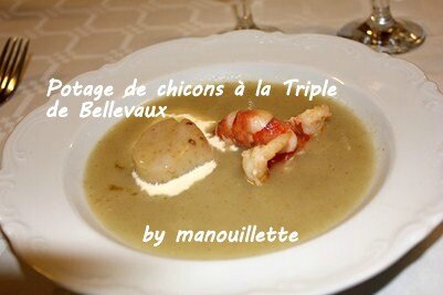 Potage de chicons à la Triple de Bellevaux - Par pure gourmandise