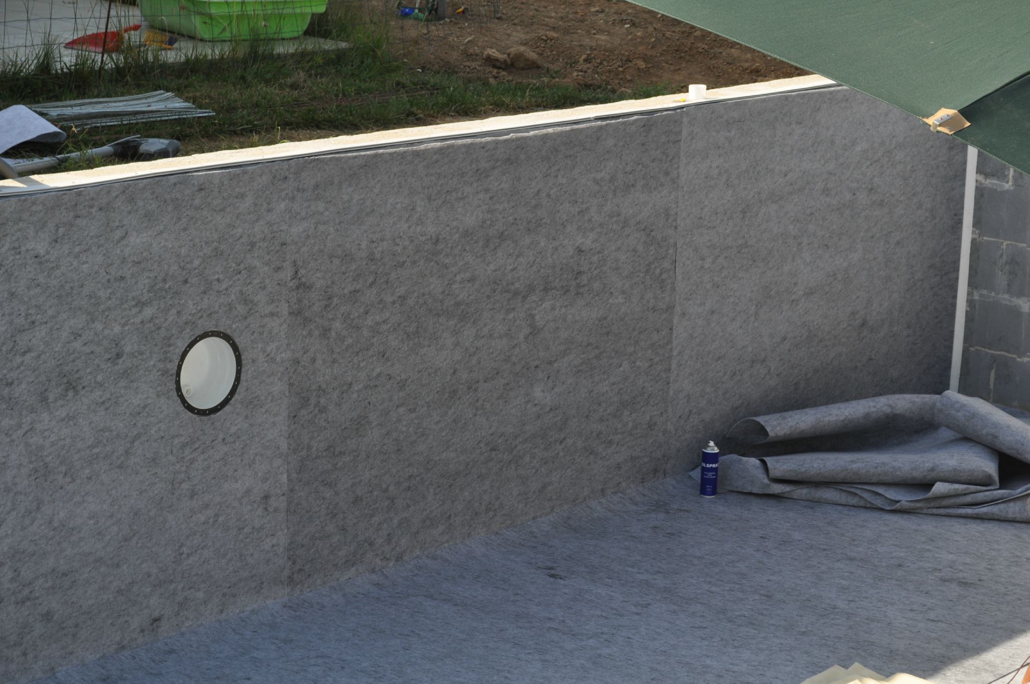 Liner - Piscine en blocs polystyrène