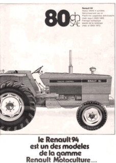 Renault R94 (Type R 7611) - Canals en Aveyron (Agriculture)
