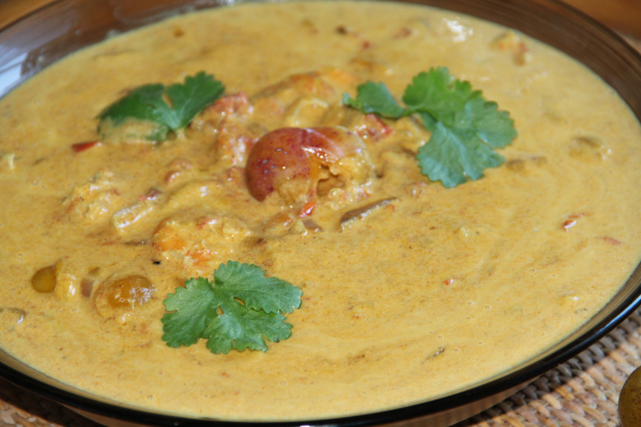 Curry De Grosses Crevettes Aux Mirabelles De Lorraine Du Jardin Et