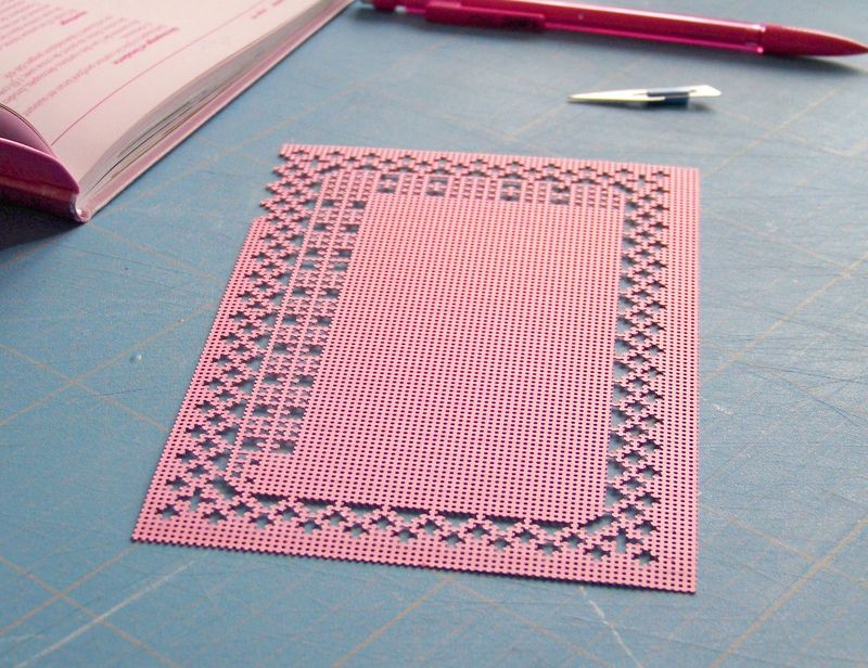 carton perforé - Cadres et petites bricoles