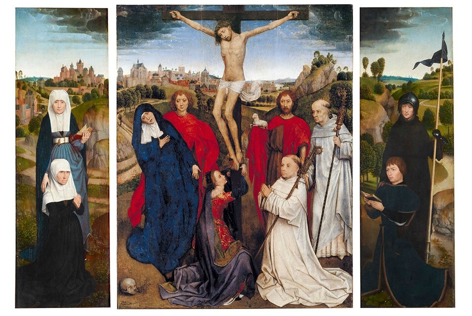 Hans Memling's Triptych of Jan Crabbe reunited in exhibition at The Morgan - Alain.R.Truong