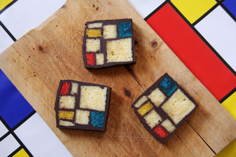 Mondrian Cake - Beau à la louche