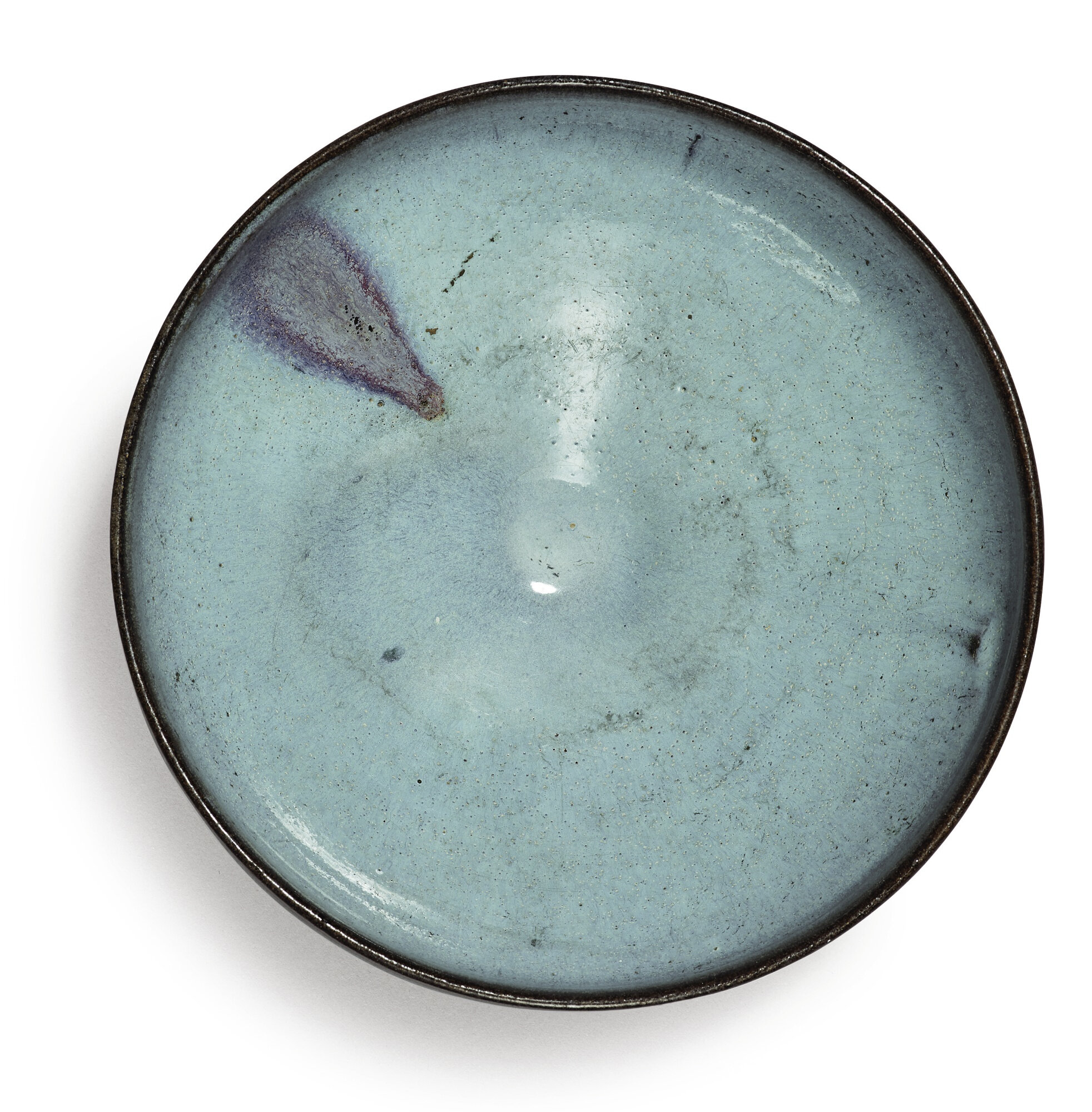 A large purple-splashed 'Jun' bowl, Yuan-Ming dynasty (1279-1644 ...