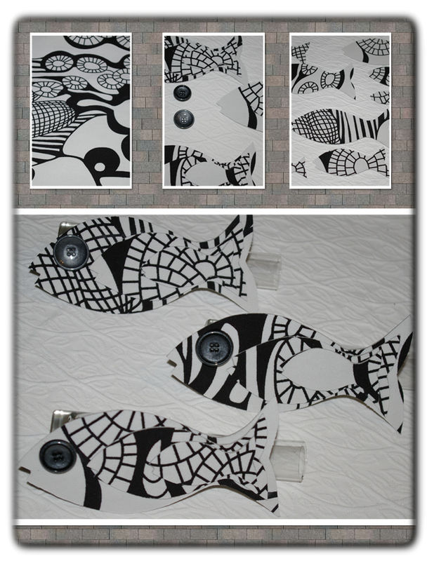 poissons "tissu ikéa".... - créer à la folie