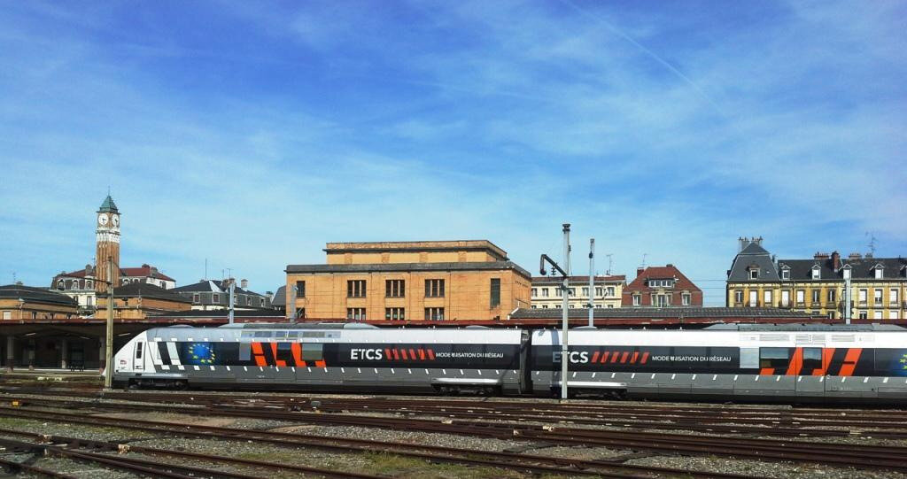La Rame ETCS en gare de Belfort, le 14 septembre 2019 - LE CARTOPHILION