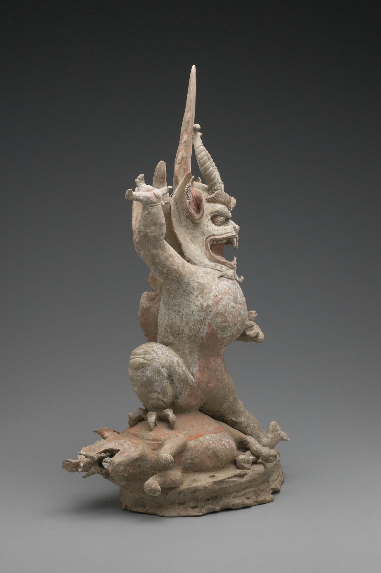 Tomb Guardian Creature (Zhenmushou), ca. 740 C.E., Tang dynasty (618 ...