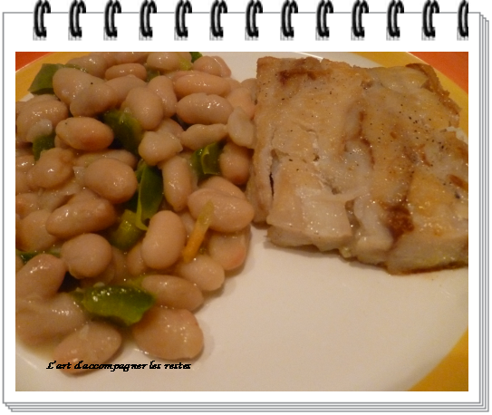 Pavé de colin aux haricots blancs - L'art d'accompagner les restes
