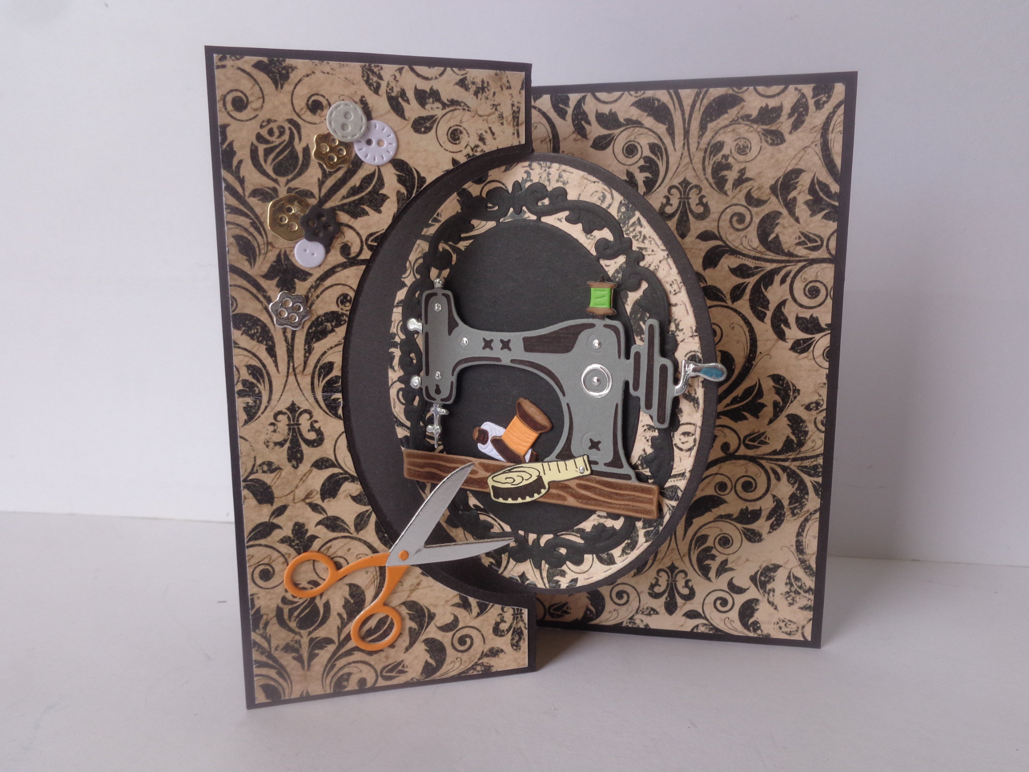 Carte mode et couture - Les créations déco de Marsouille