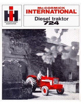 International Harvester 724 - Canals en Aveyron (Agriculture)