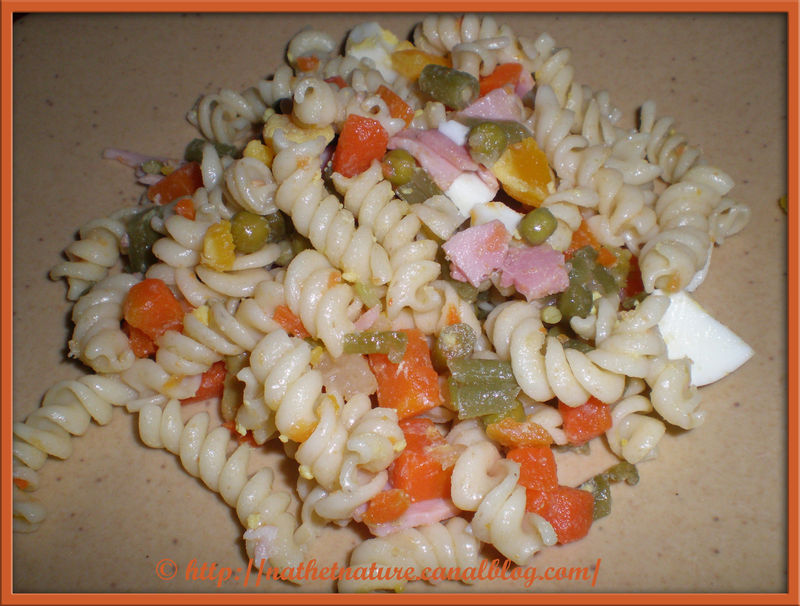 Salade de pâtes express - Nath & Nature
