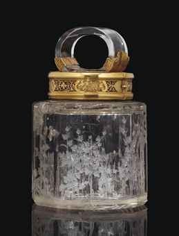 Pot couvert en or et cristal de roche, Ferdinand-Eusebio Miseroni ...